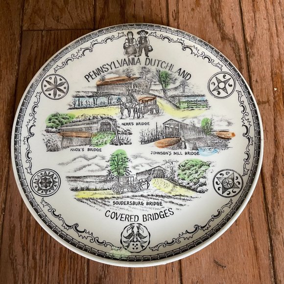Vintage | Accents | Vintage Pennsylvania Duchland Covered Bridges ...